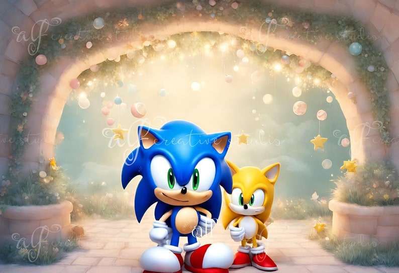 Sonic's Birthday Digital Download Sonic and Tails Studio Decor Sonic ...
