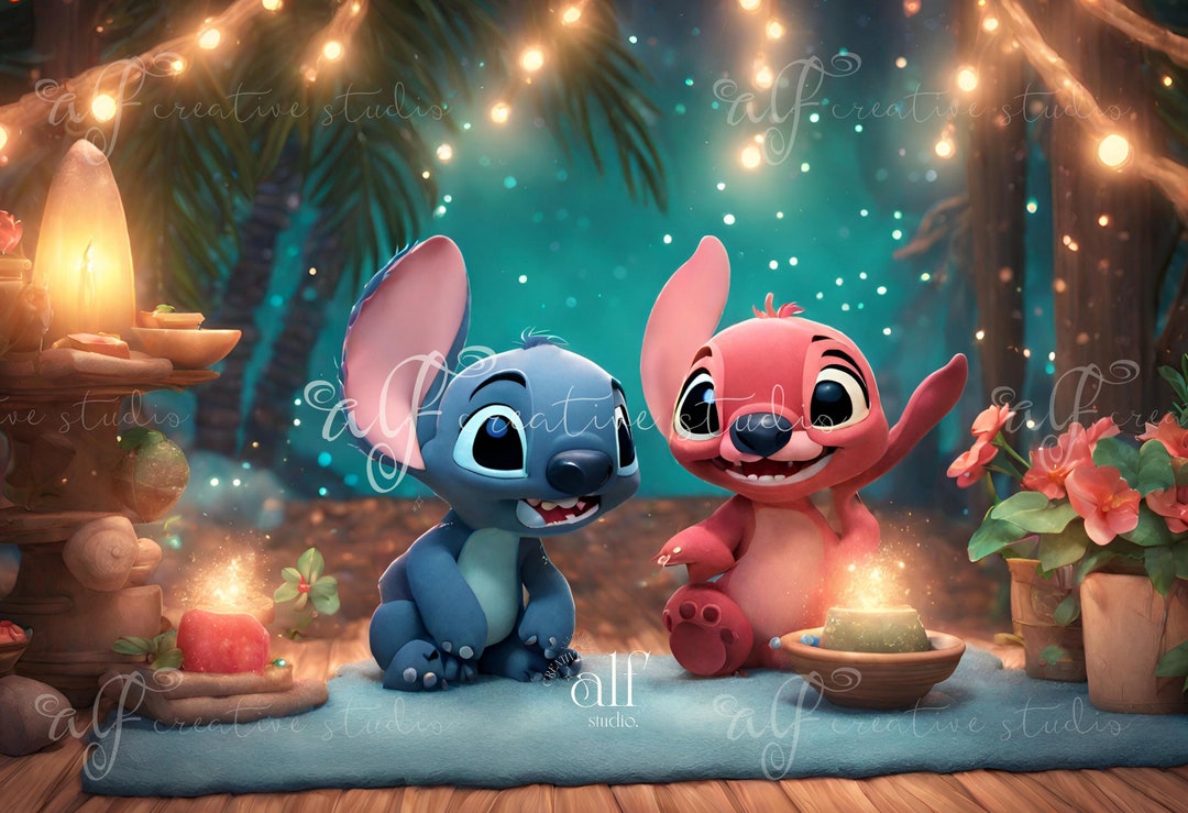 Stitch Background Stitch Digital Download Stitch Studio Decor Lilo and ...
