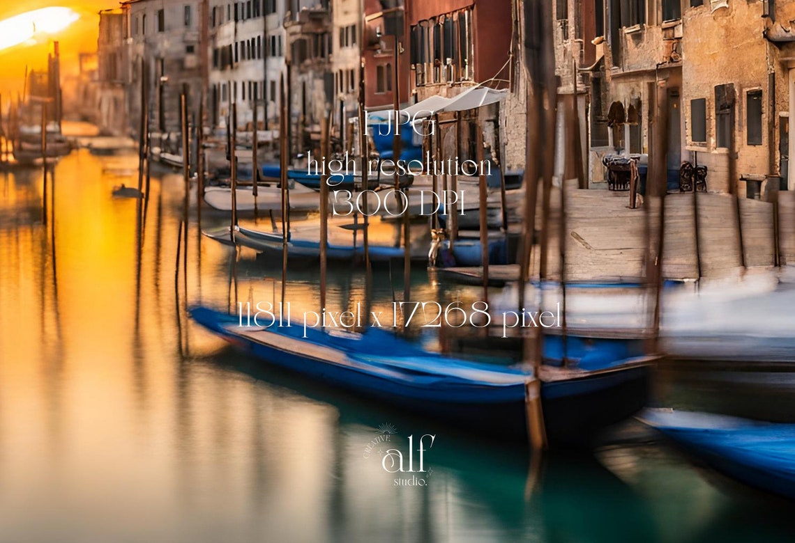 Italy Composite Overlay Venetian Canal Studio Enhancement Venice Grand ...