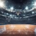 Basketball Court Digital Backdrop: Sports Photo Overlay (digital ...