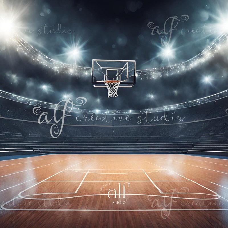 Basketball Backdrop - Etsy