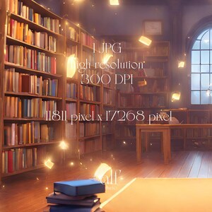 School Library Backgrounds School Digital Composite Photography ...
