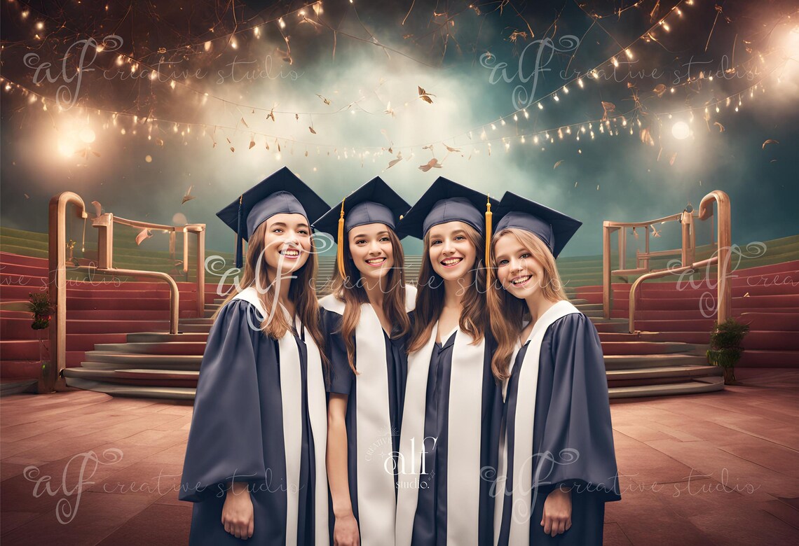 Gradution Stadium Background Graduation Photoshoot Overlays Graduation ...