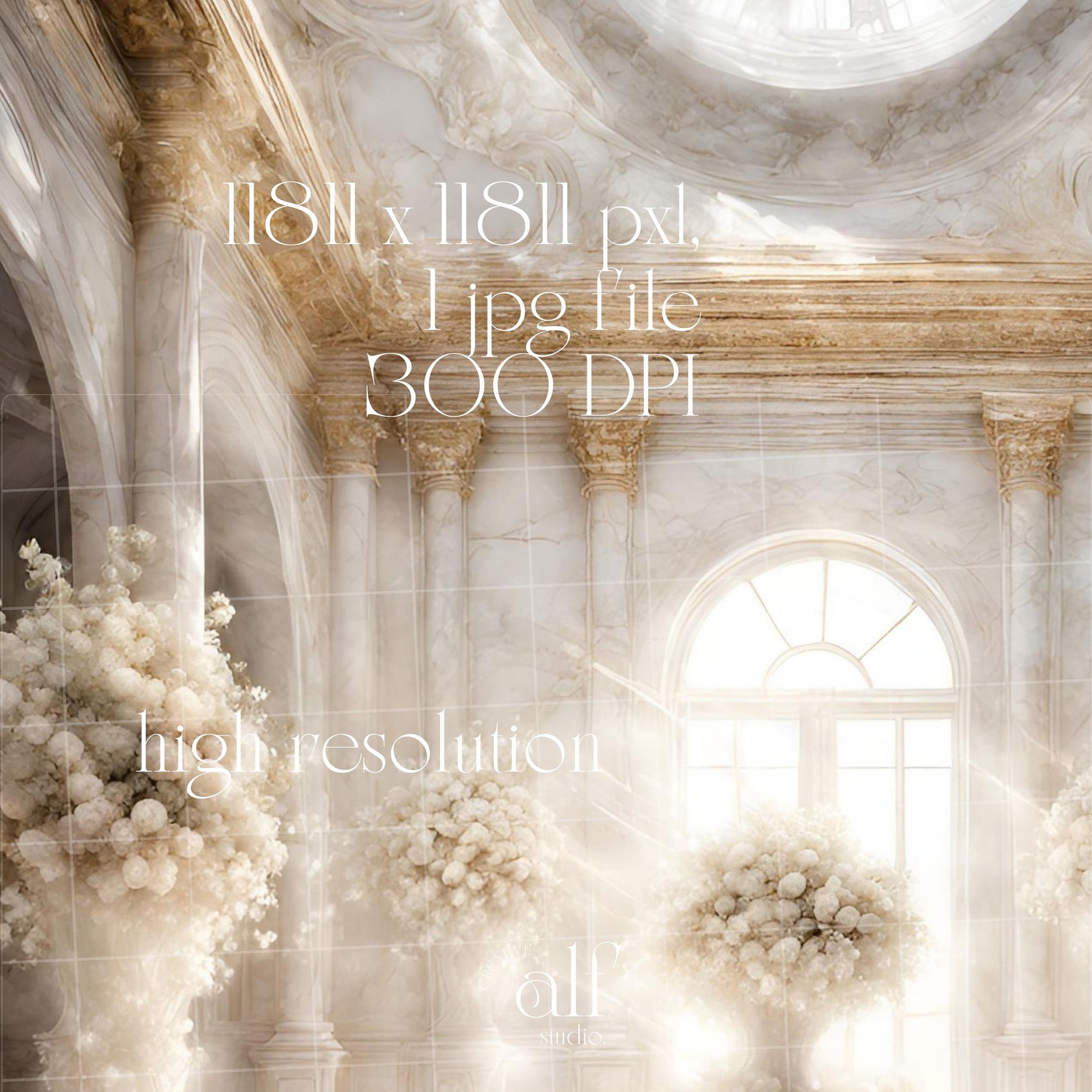 Glamorous Marble Backdrop Setting Elite Living Environment Opulent ...