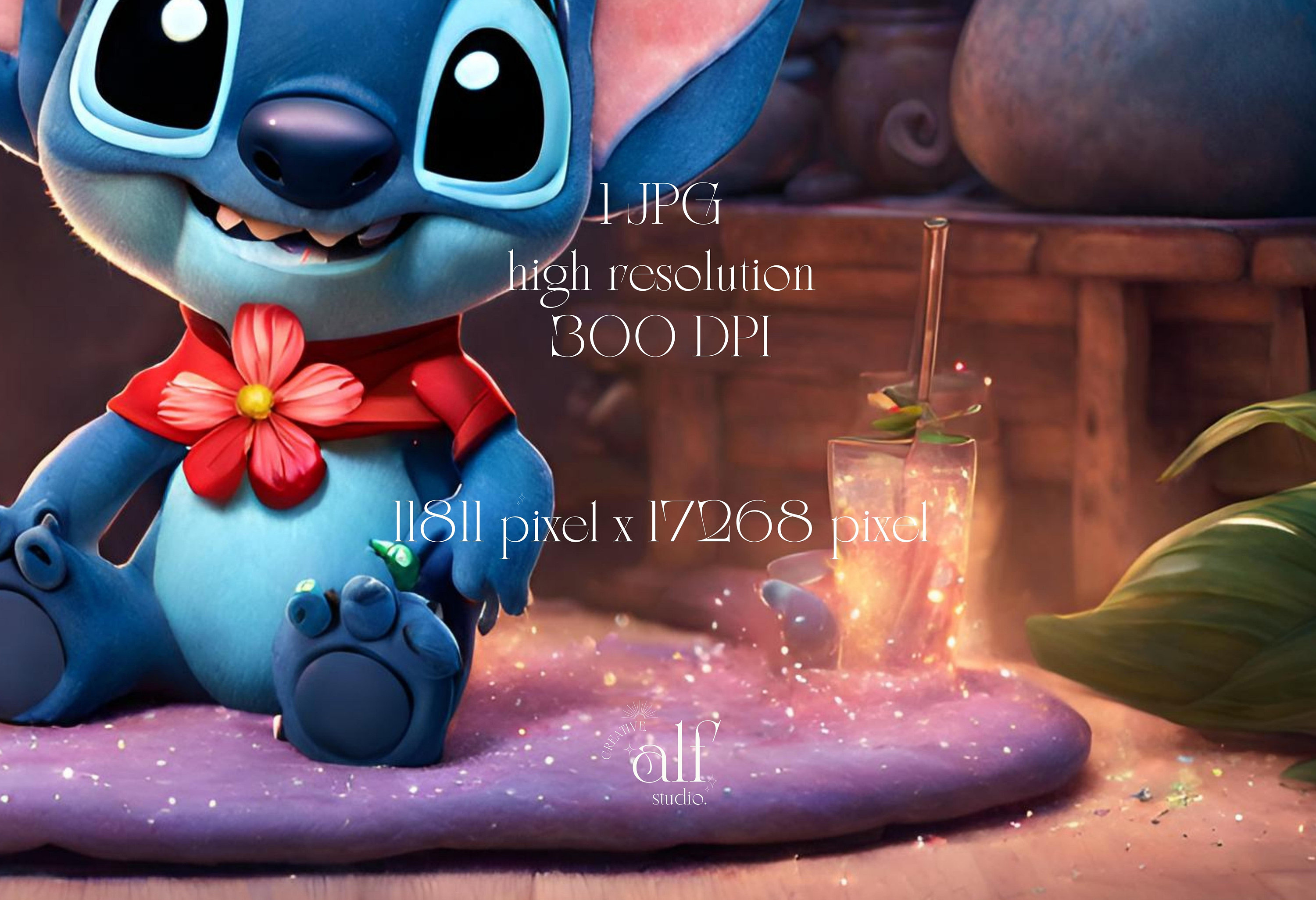 Stitch Background Lilo and Stitch Backdrops Stitch Adventure Studio ...