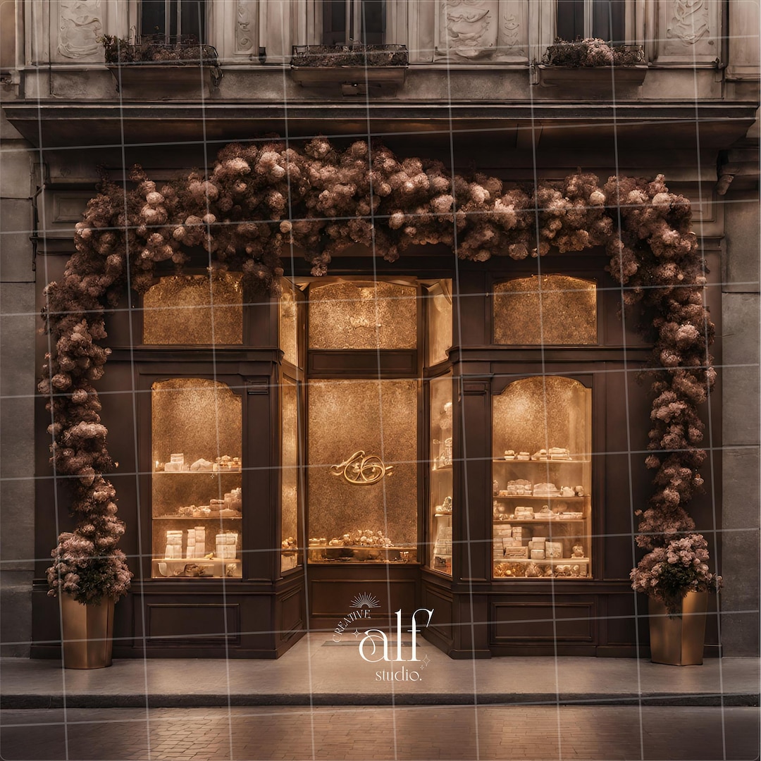 Chocolate Lover's Dream Floral Brown Store Studio Overlays Photography ...