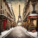 Christmas in Paris Backdrops Xmas Paris Backgrounds Photo Props Studio ...