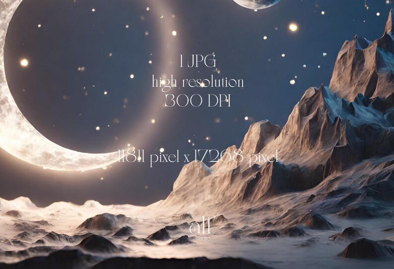 Interstellar Photoshop Overlay Cosmic Odyssey Studio Backdrops Space ...