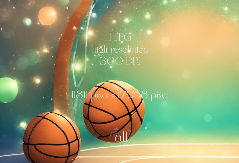 Basketball Party Photoshop Overlay Birthday Hoops Digital Basketball ...