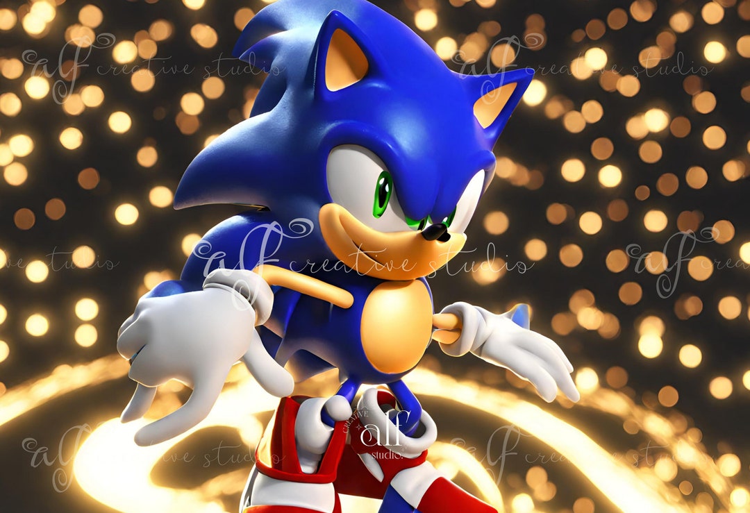 Sonic Unleashed Studio Props Sonic Racing Game Digital Sonic Mania ...