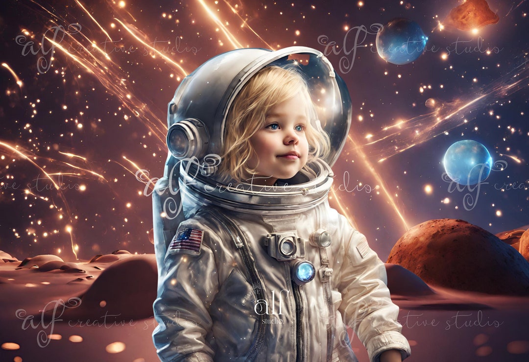 Meteor Shower Studio Props Space Colony Digital Wallpaper Cosmic Travel ...