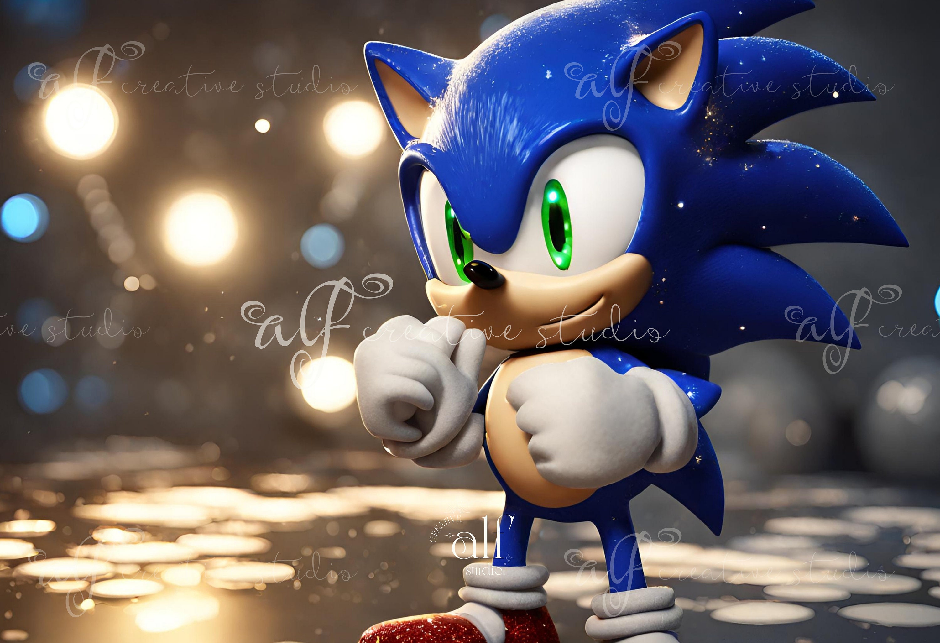 Classic Sonic Studio Sonic Fans Photo Session Enhancement Sonic Pixel ...