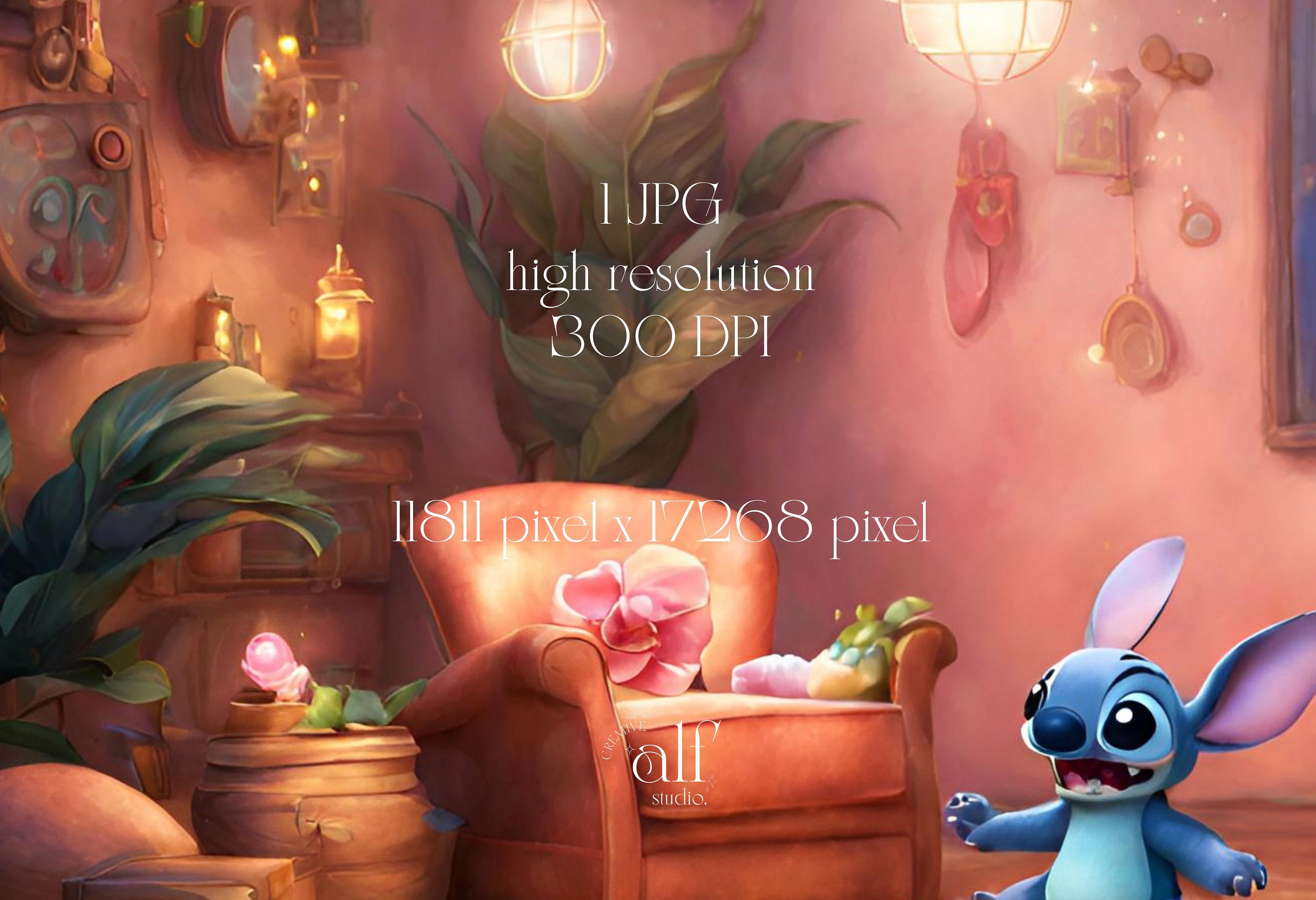 Stitch Wallpaper Overlay Stitch Adventure Digital Artwork Stitch's ...