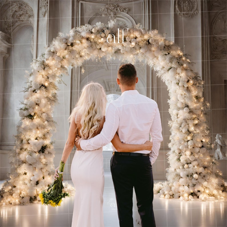 Christmas Arch Backdrop DIGITAL Christmas Archway Photography ...