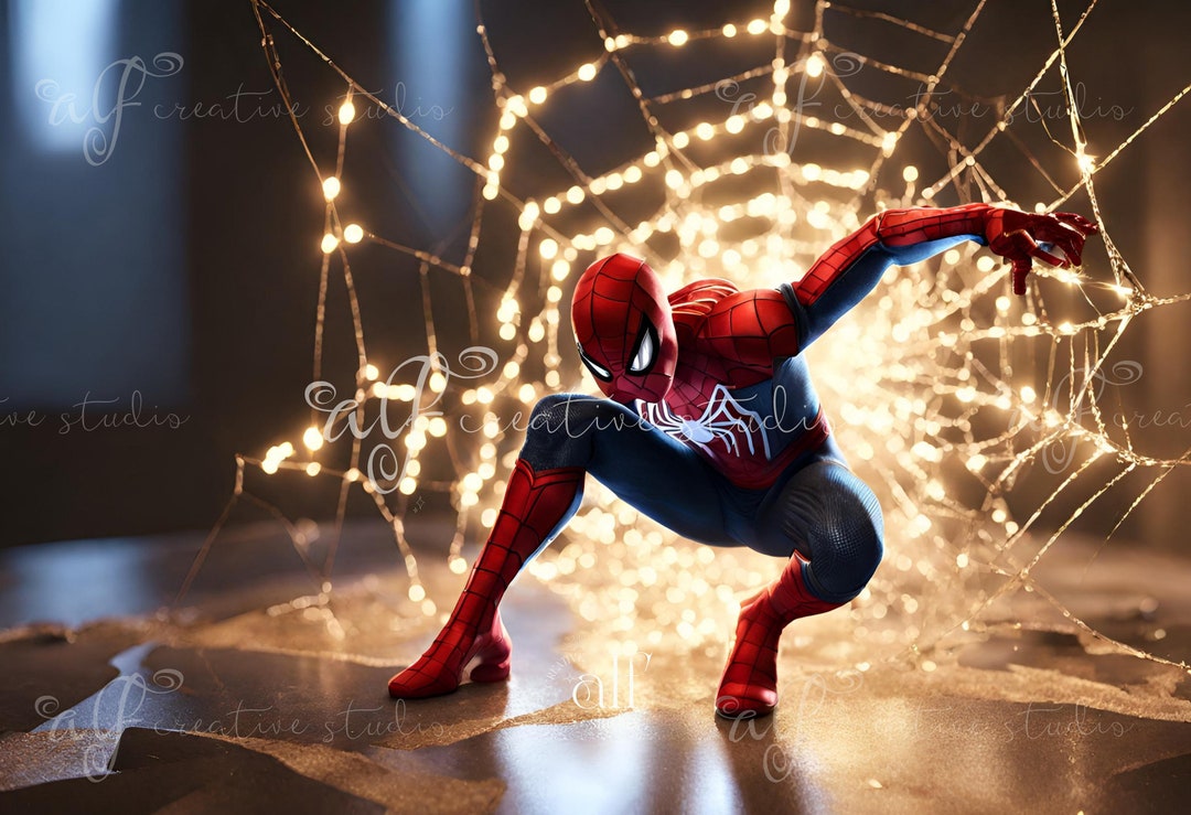 Spiderman Swing Photoshop Enhancement Masked Vigilante Photo Session ...