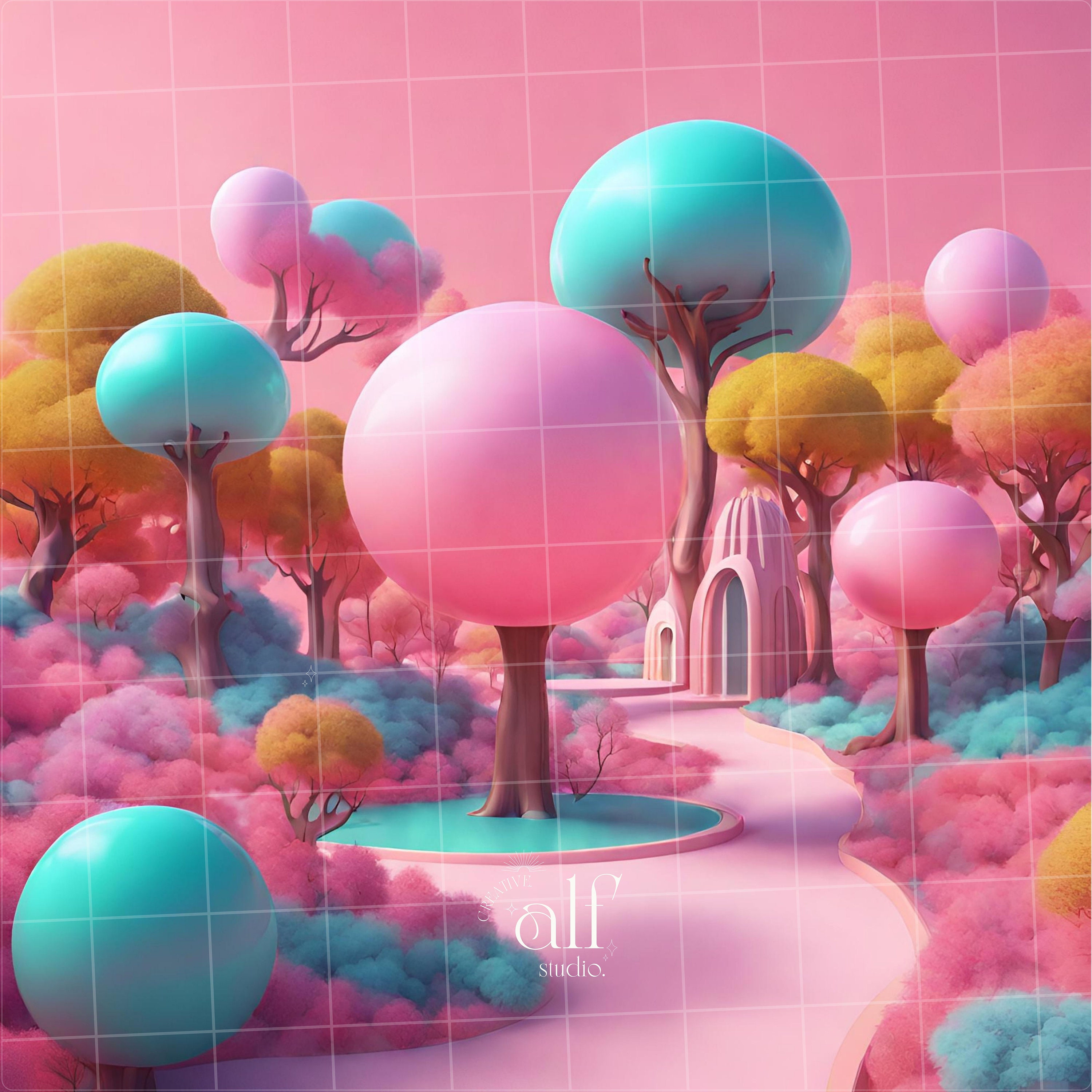 Creative Kids Wonderland Backdrop Abstract Playground Magic Abstract ...