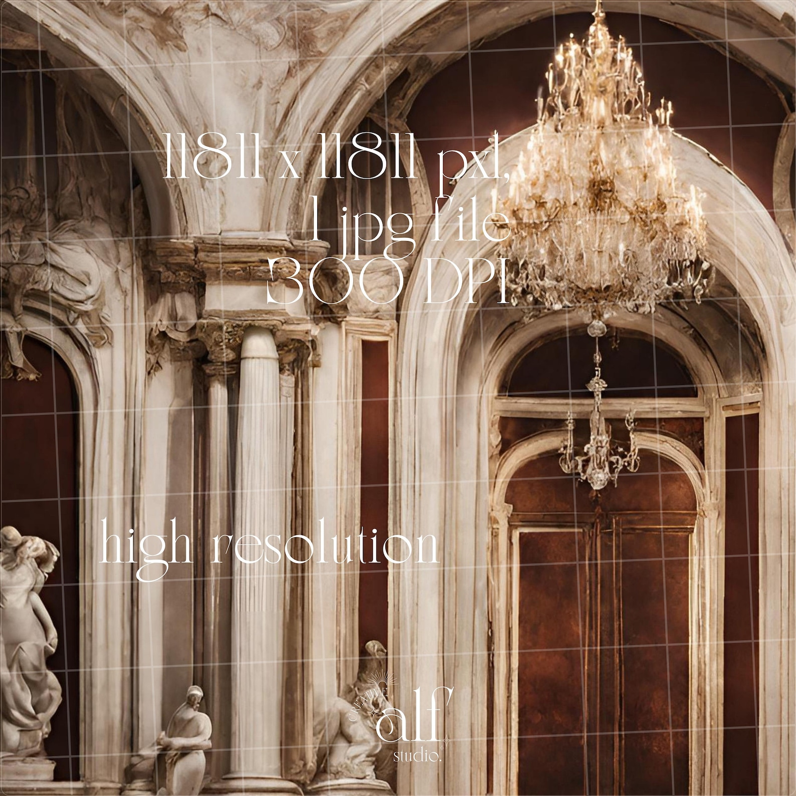 Vintage Palace Backdrop Room Backgrounds Elegance Luxurious Vintage ...