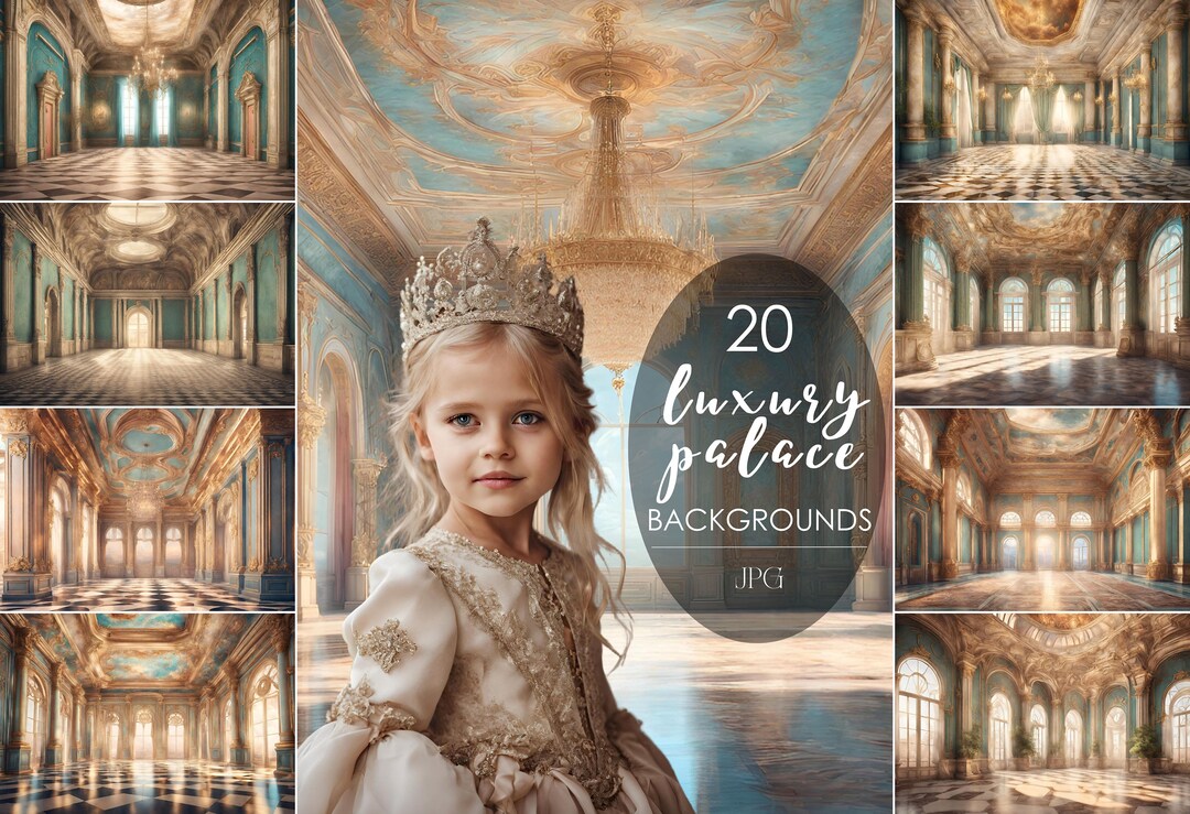 Luxury Palace Background Ballroom Royal Castle Studio Overlay Palace ...