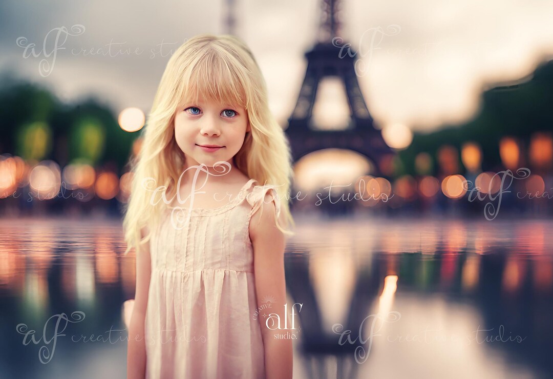 Paris Digital Background Eiffel Tower Digital Backdrops Paris ...