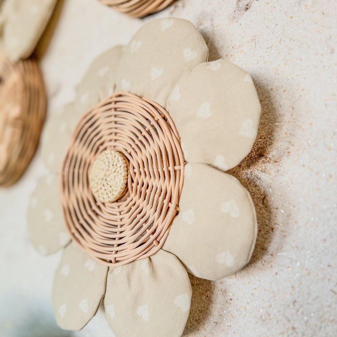 Rattan Daisy, Rattan Flower, Flower Trophy, Baby and Child Decoration ...