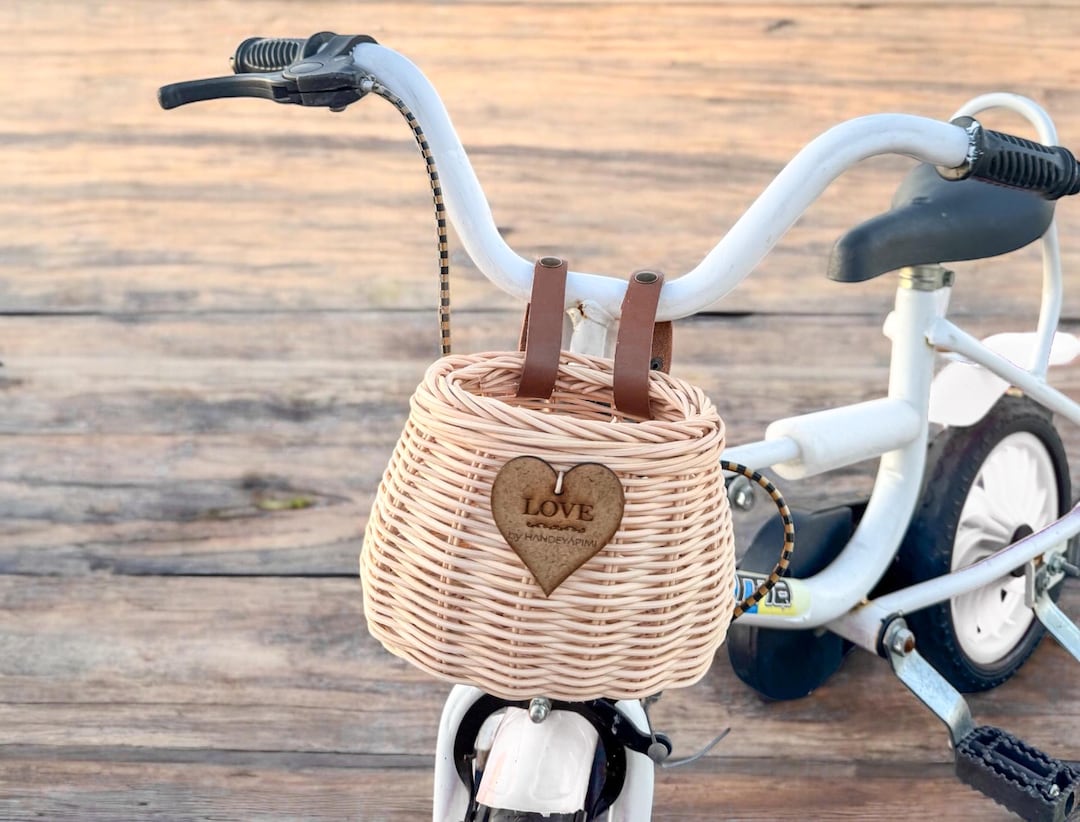 Rattan Bike Basket, Wicker Bike Basket, Rattan Scootter Basket ...