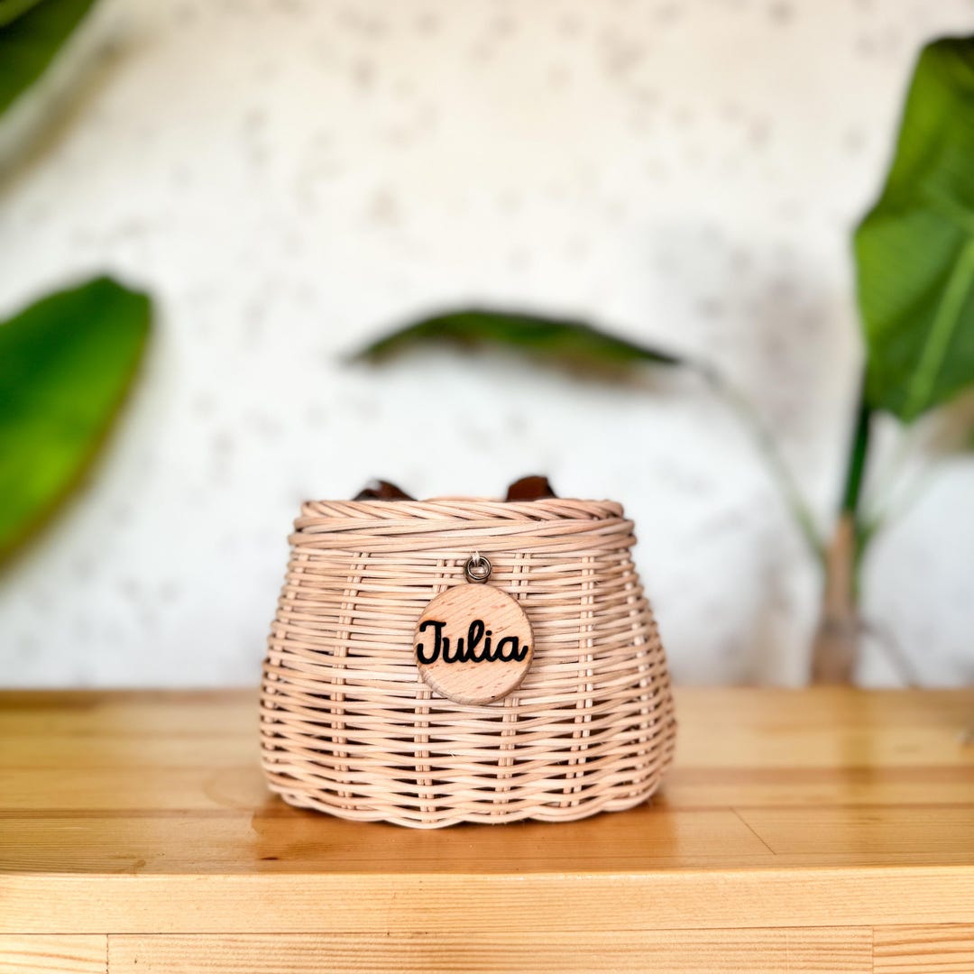 Rattan Bike Basket, Wicker Bike Basket, Rattan Scootter Basket ...