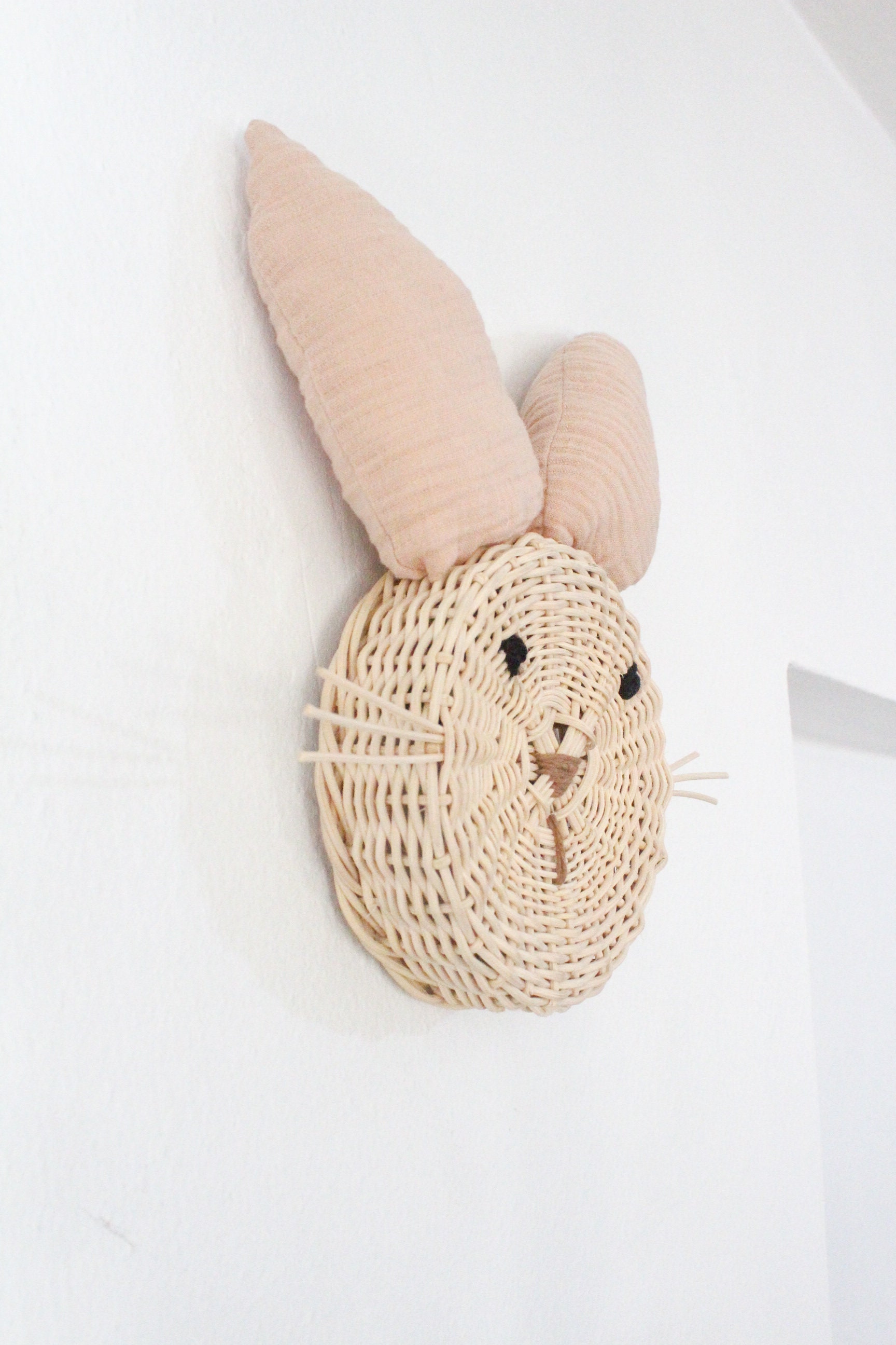 Rattan Natural Toys ,rattan Animal Head ,rattan Rabbit , Animal Wall ...