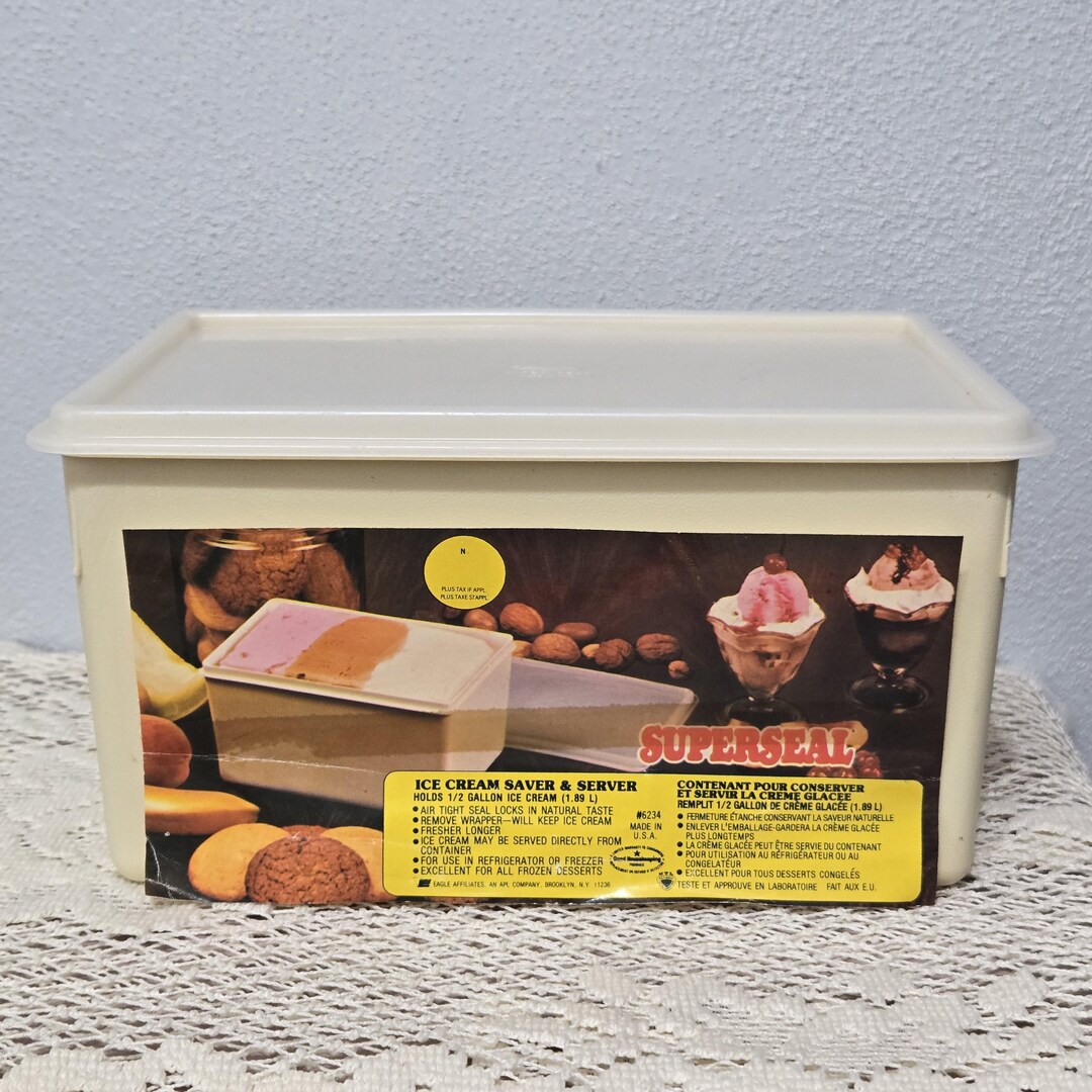 Eagle Super Seal Ice Cream Saver & Server #6234 Made in USA Half Gallon ...