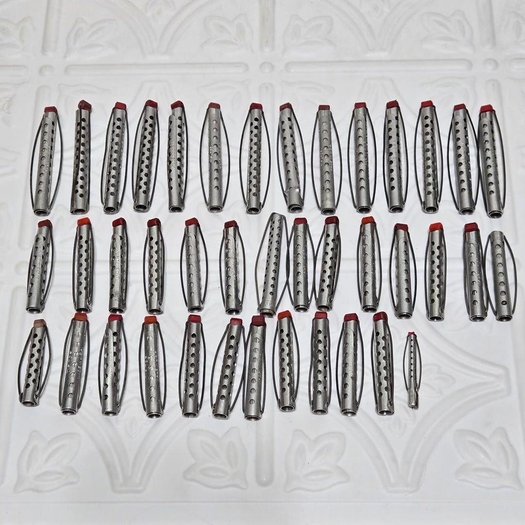 Vintage Tip Top Metal Perm Curler Rods Lot of 40 - Etsy
