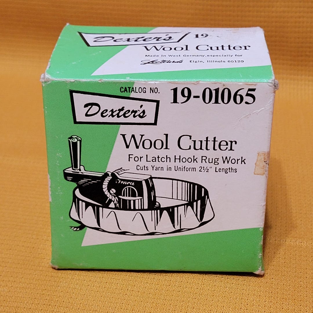 Vintage Dexters Wool Cutter Latch Hook Rug 19-01065 - Etsy