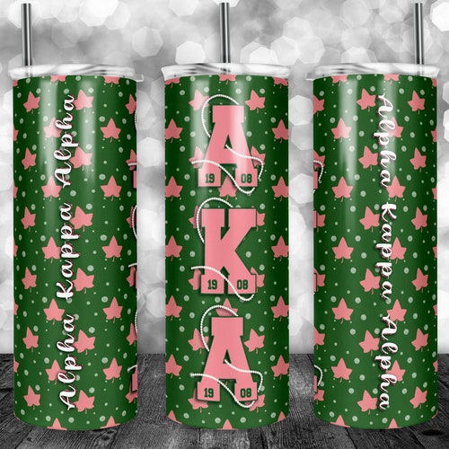 AKA Sorority Tumbler Wrap AKA Hand Sign 20oz 30oz Skinny - Etsy