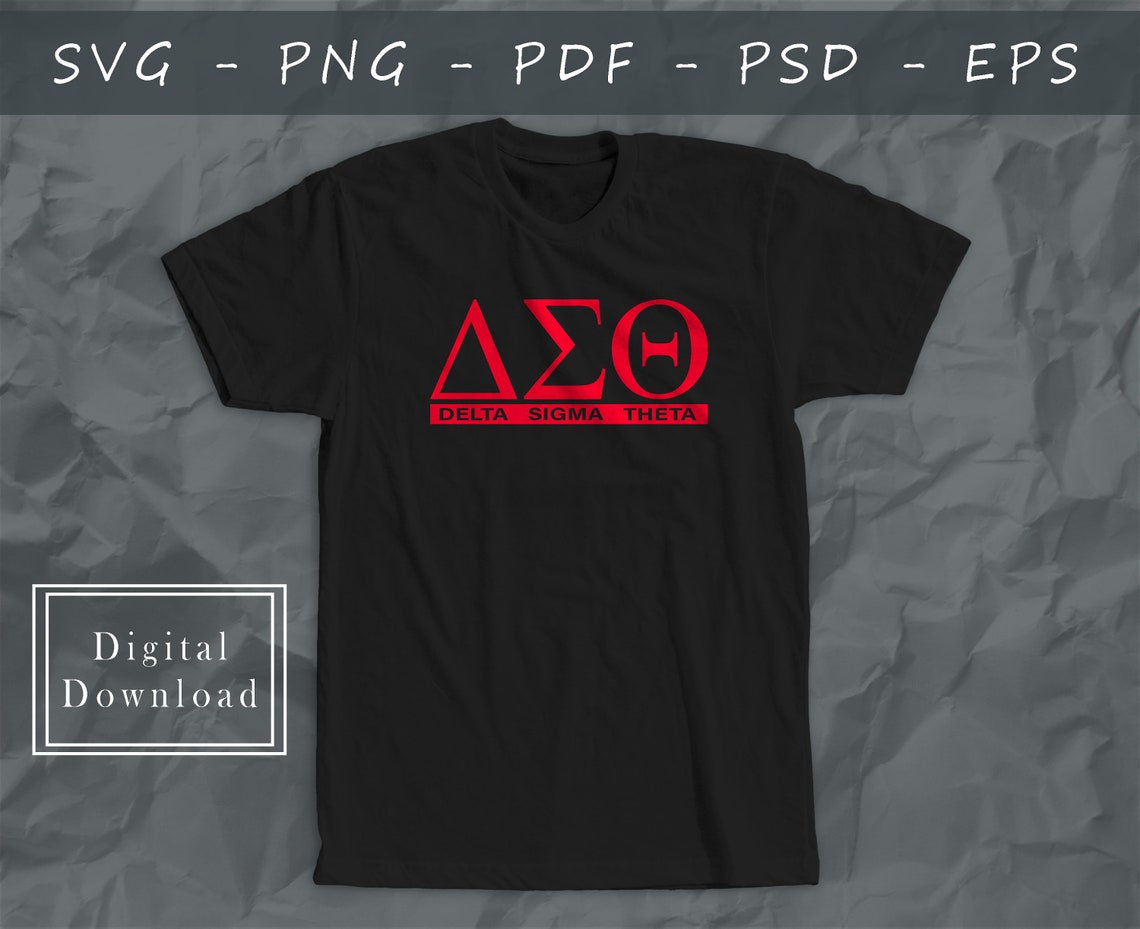 Delta Sigma Theta Svg Sorority Svg Instant Download Cut - Etsy