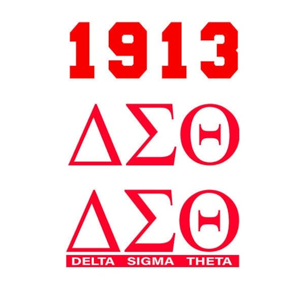 Delta Sigma Theta Clip Art - Etsy