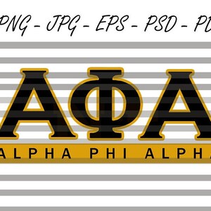 Alpha Phi Alpha SVG Cricut Files Alpha Phi Alpha Fraternity Instant ...