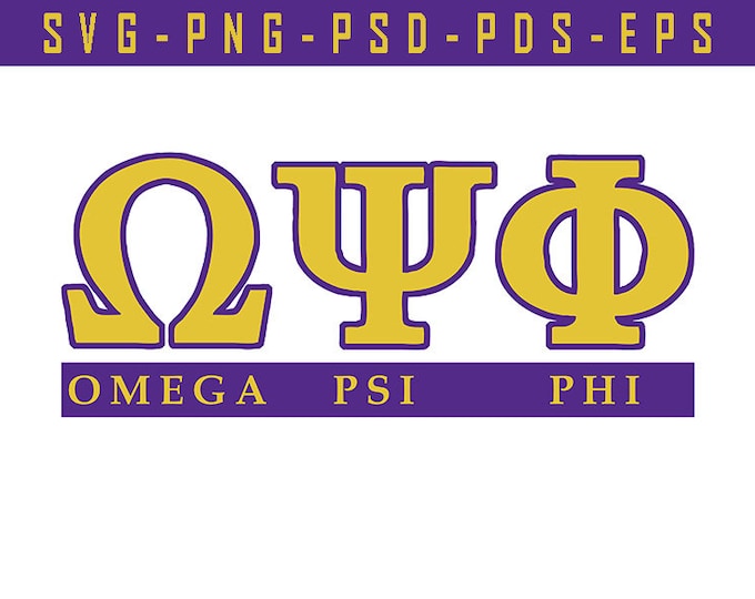 Omega Psi Phi Q Dog Design SVG & PNG Zip File - Etsy