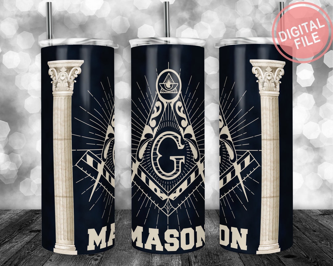 Masonic Tumbler Wrap: 20oz 30oz Skinny Tumbler Design (digital Download ...