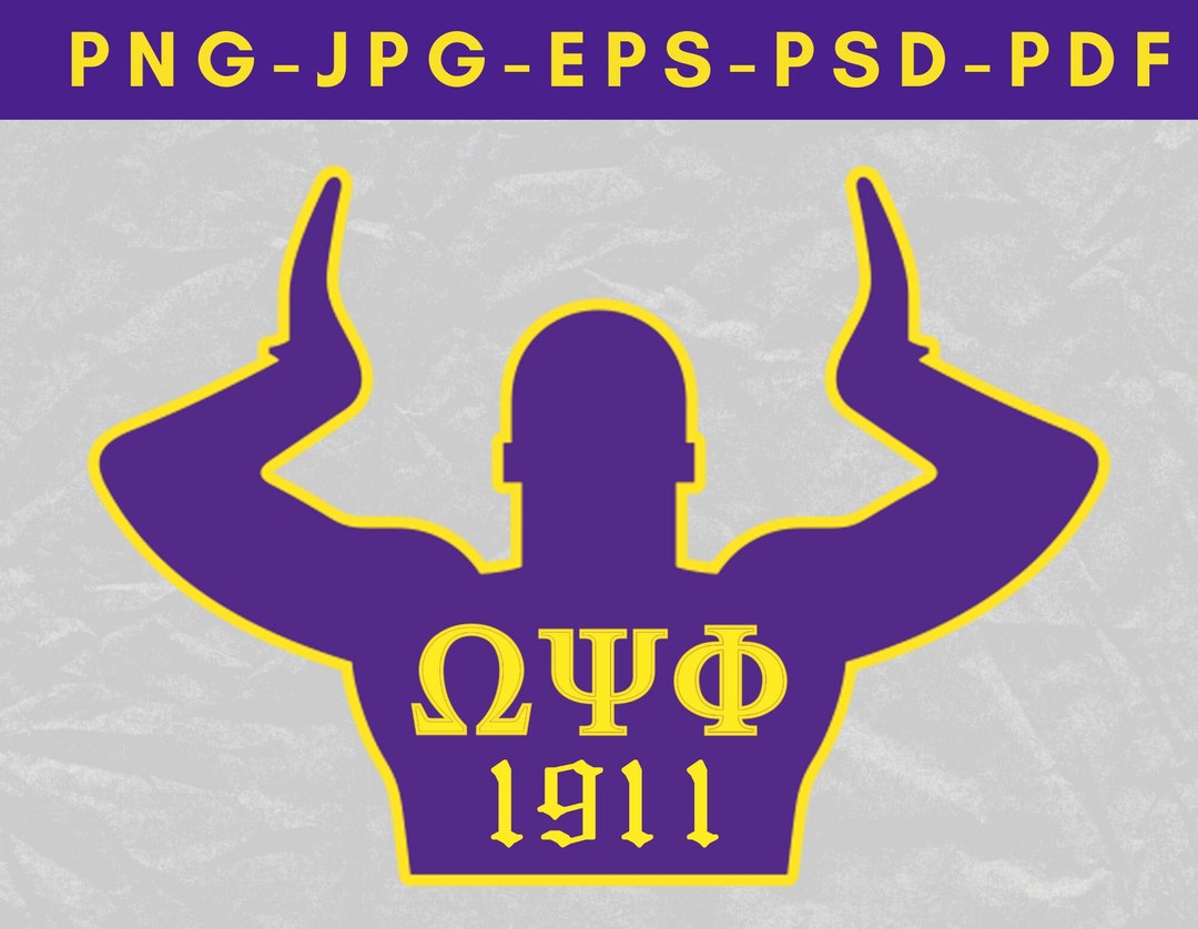 Omega Psi Phi Svg - Black Fraternity Omega 1911 - Includes SVG & PNG ...