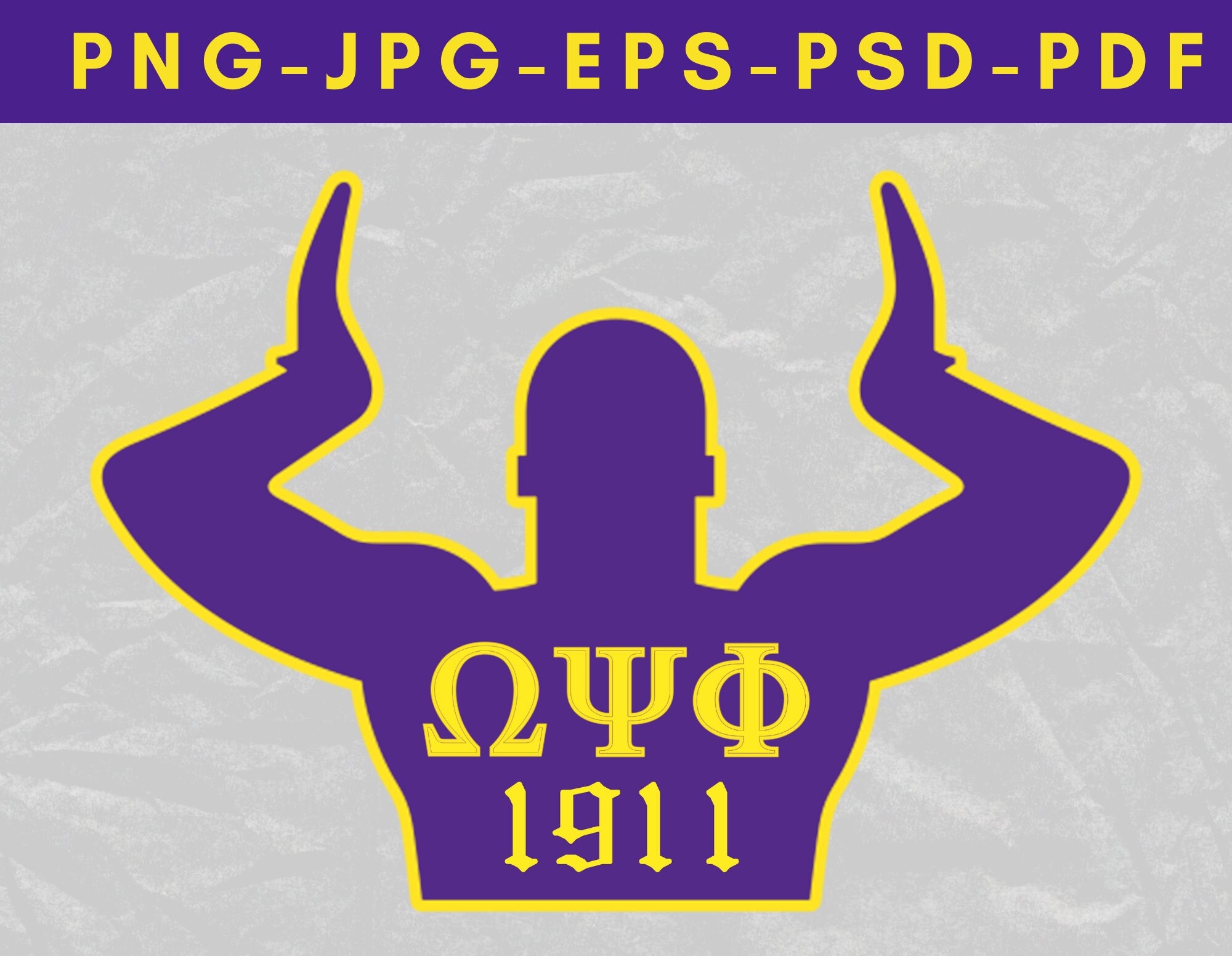 Omega Psi Phi Svg Black Fraternity Omega 1911 Includes Svg Etsy