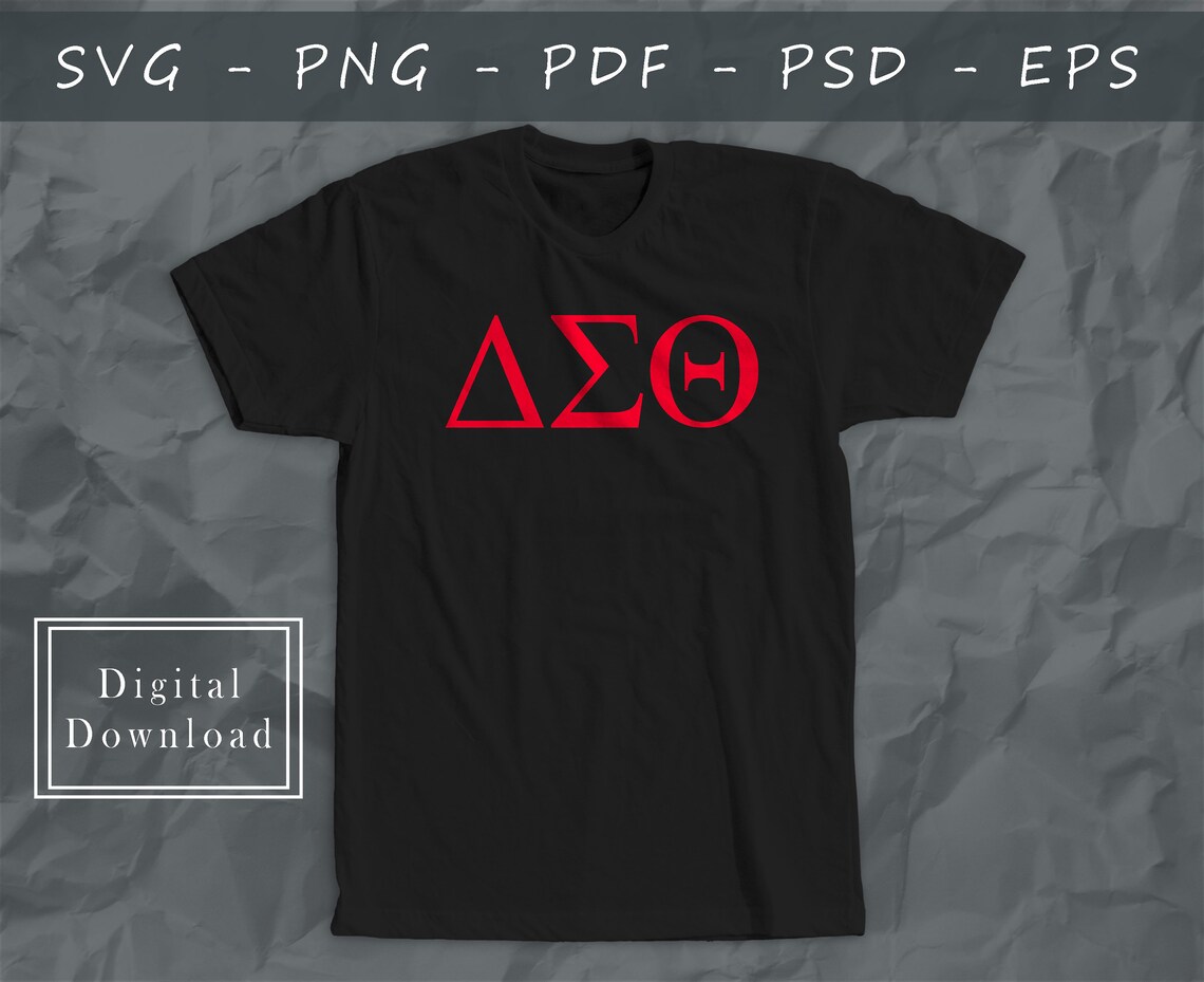 Delta Sigma Theta Svg Sorority Svg Instant Download Cut - Etsy
