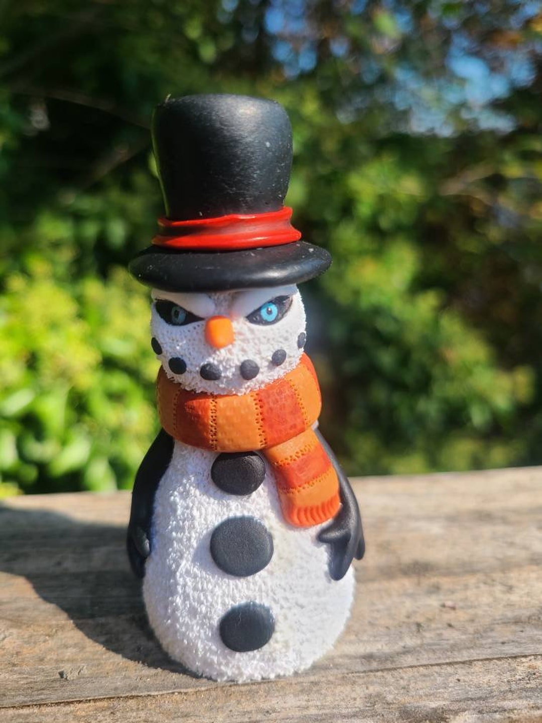 Angry Snowman Silicone Mold Christmas Silicone Mold Halloween Mold ...