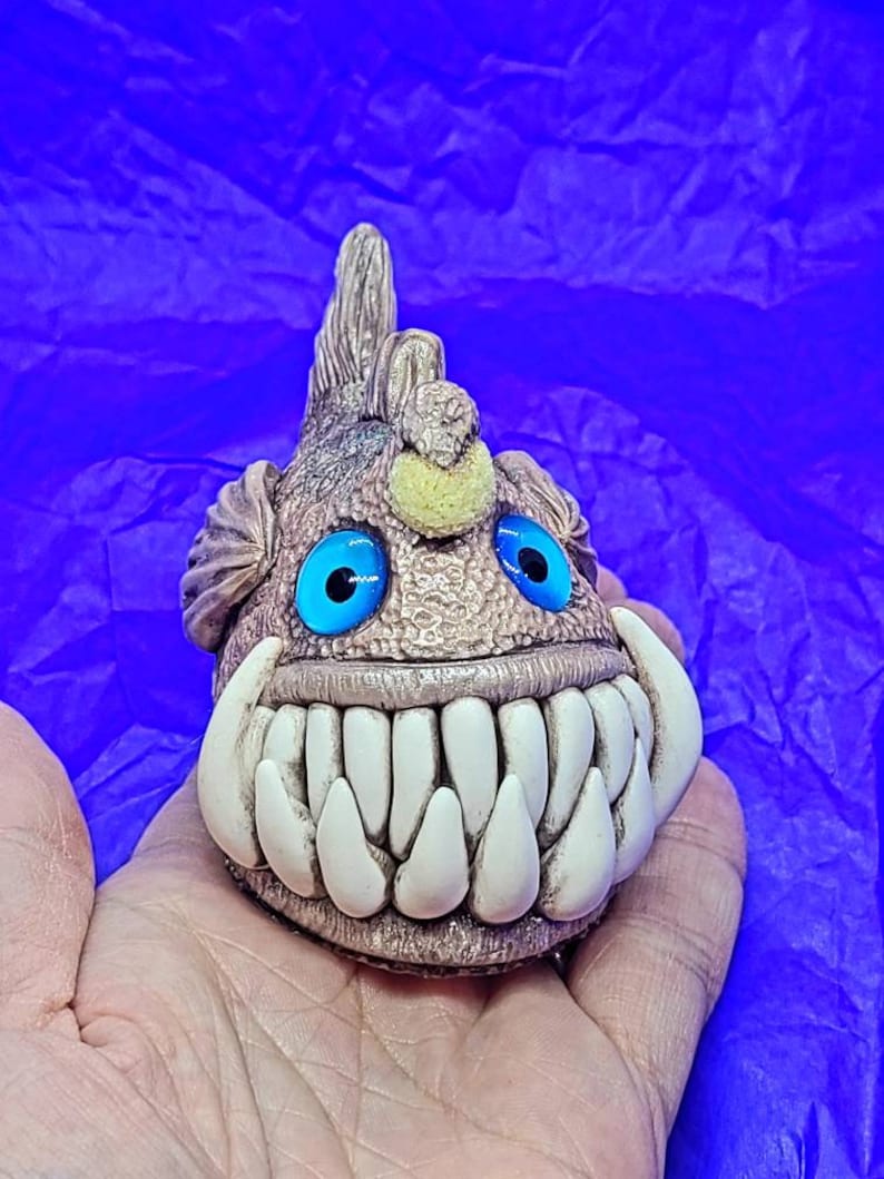 Angler Fish Silicone Mold Fish 3d Mold Epoxy Resin Mold Ocean - Etsy