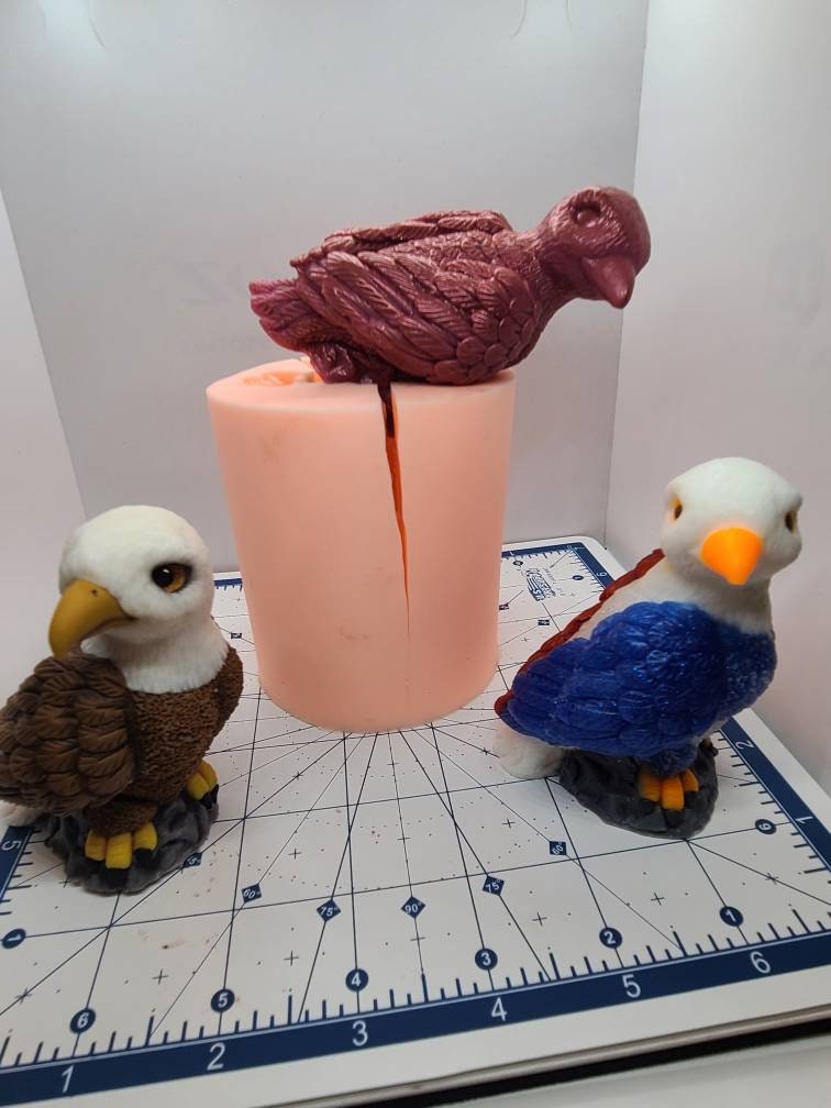 Eagle 3d Silicone Mold Craft Mold Bird Silicone Mold Soap 3d | Etsy