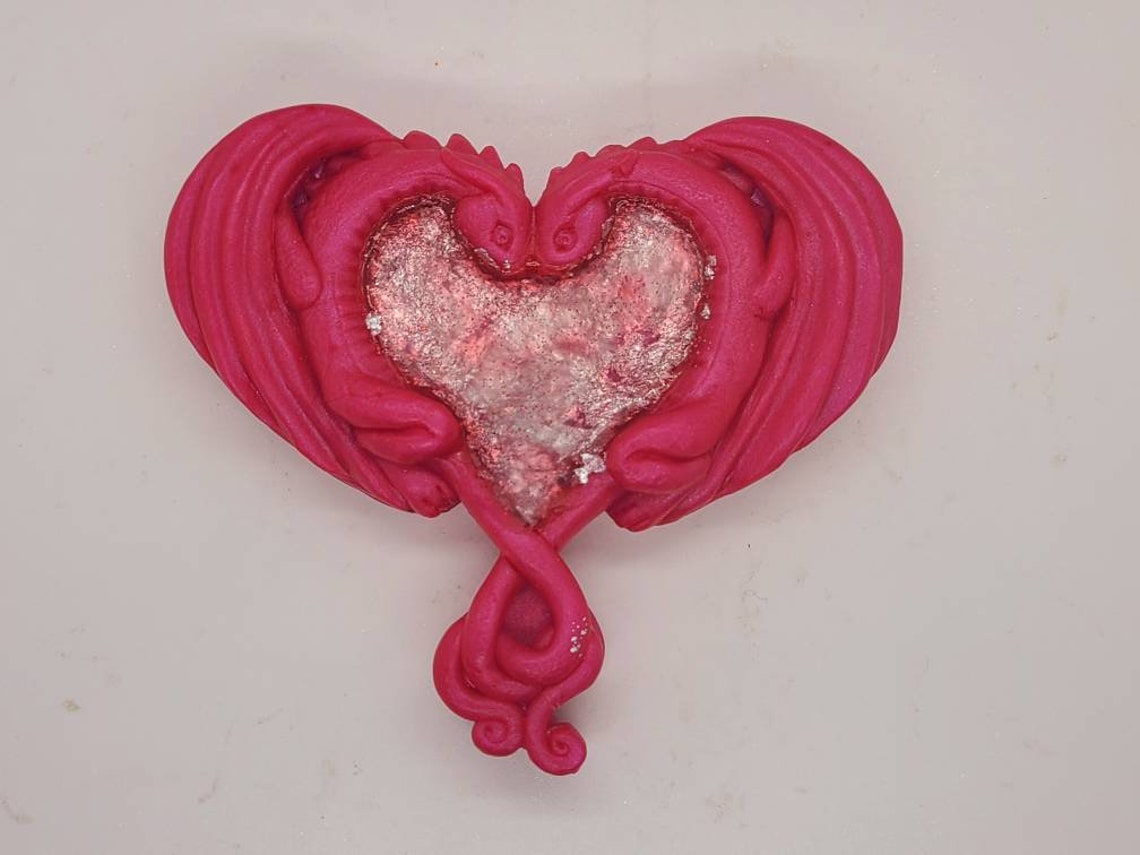 Dragon Silicone Mold Dragon Soap Mold Dragons in Love Mold - Etsy