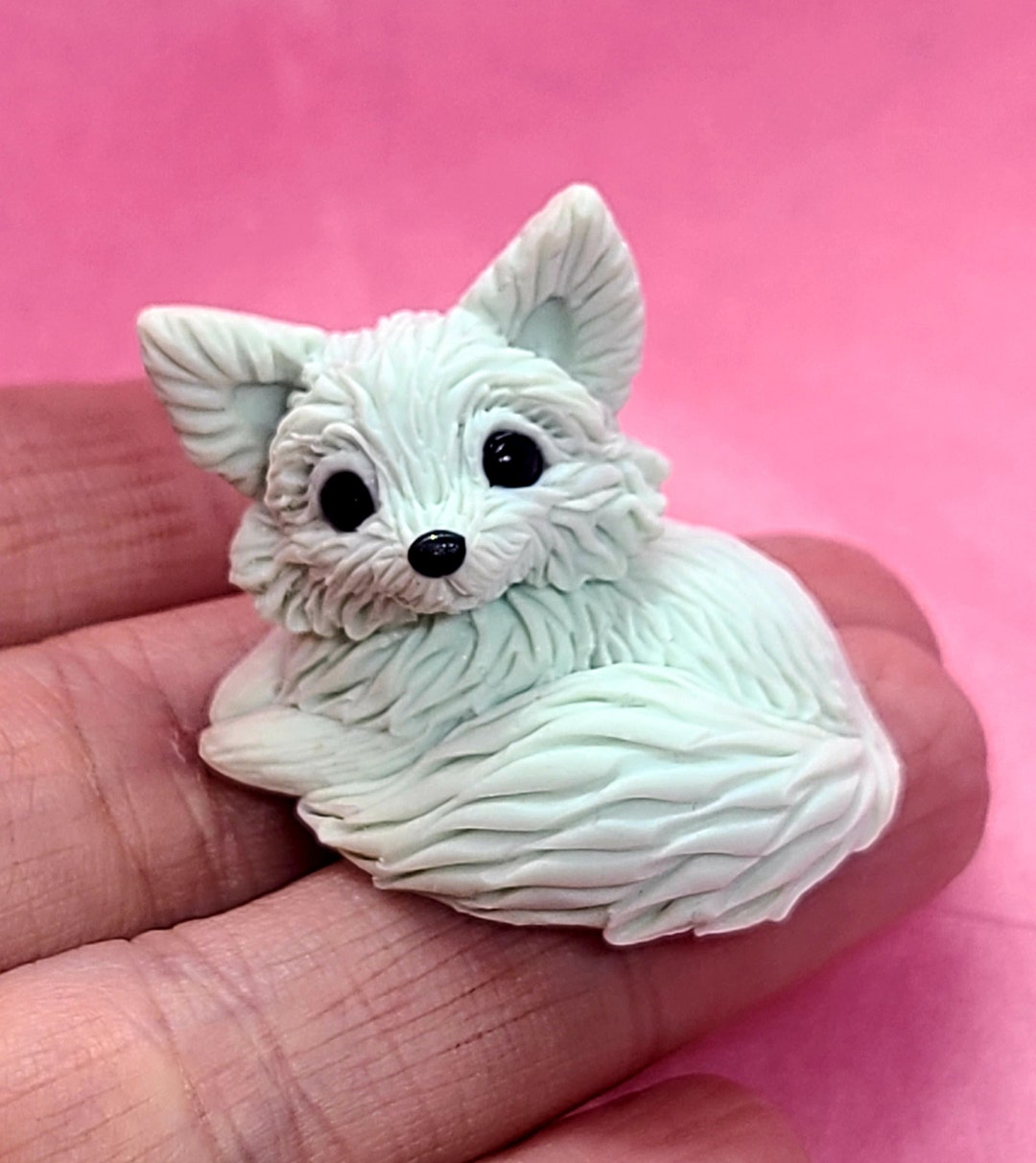 Fox Mini Mold Arctic Fox Mold Silicone Mold for Plastic 3d Mold Mold ...