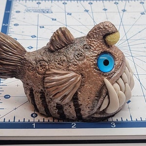 Angler Fish Silicone Mold Fish 3d Mold Epoxy Resin Mold Ocean Animal ...