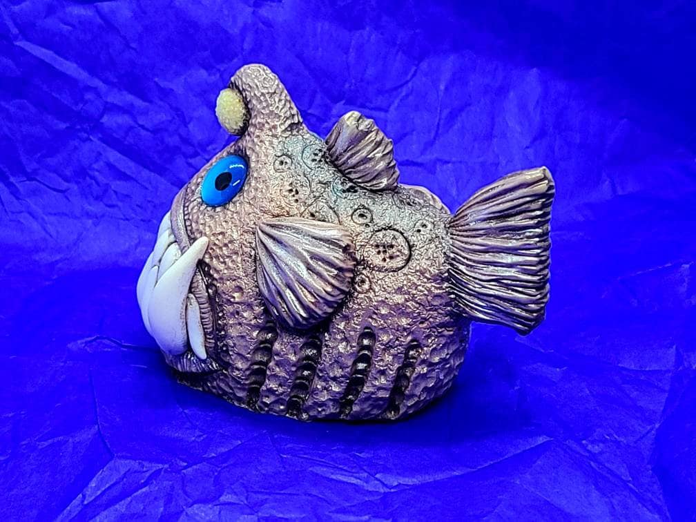 Angler Fish Silicone Mold Fish 3d Mold Epoxy Resin Mold Ocean - Etsy