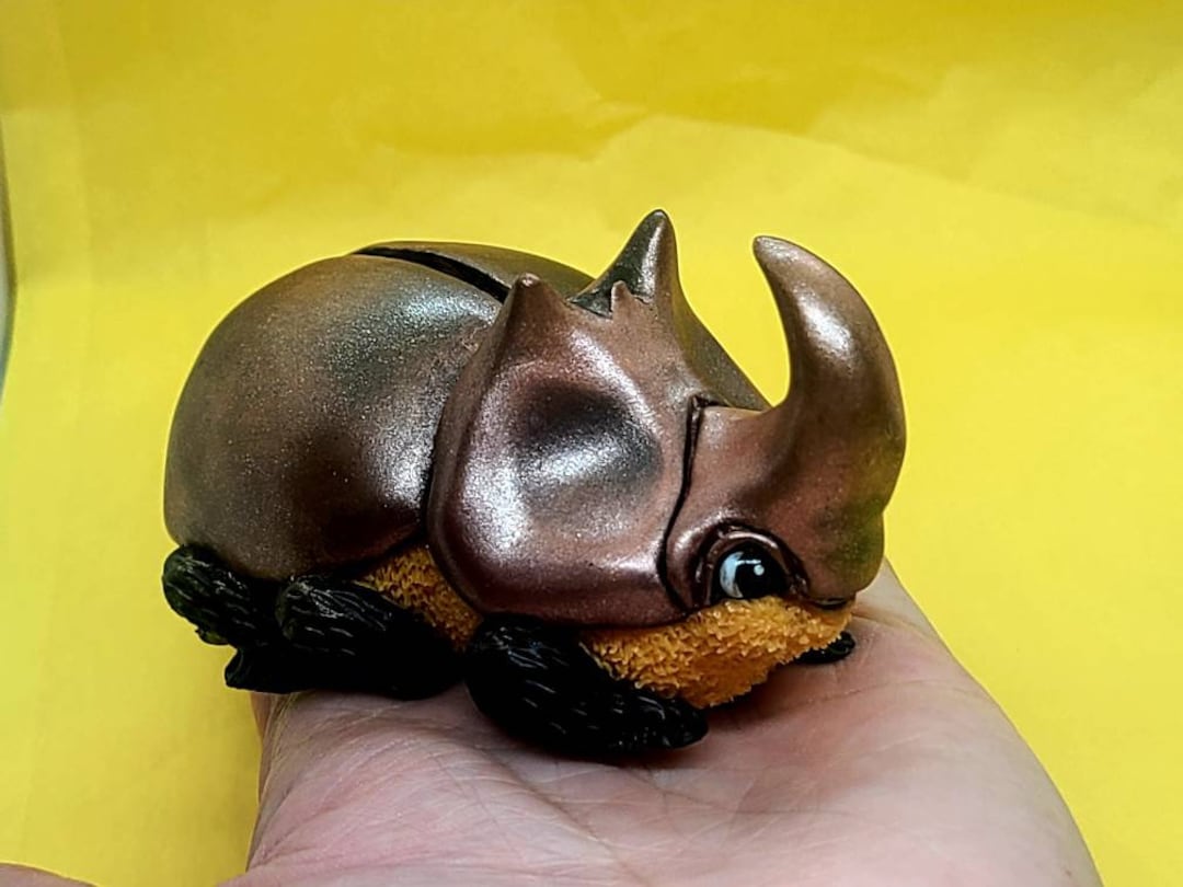 Rhinoceros Beetle Mold Insect Silicone Mold Soap Mold Garden Decor Mold ...