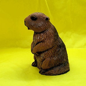 Marmot Silicone Mold Cute Grounhog Mold Animal Shape Mold Marmot Soap ...