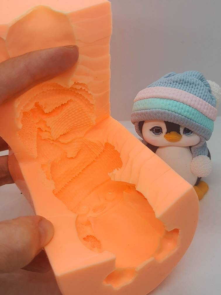 Penguin Soap Mold Winter Silicone Mold Epoxy Resin Mold - Etsy