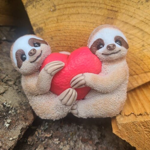 Sloth Silicone Mold Sloth Soap Mold Sloths in Love Mold Mold - Etsy